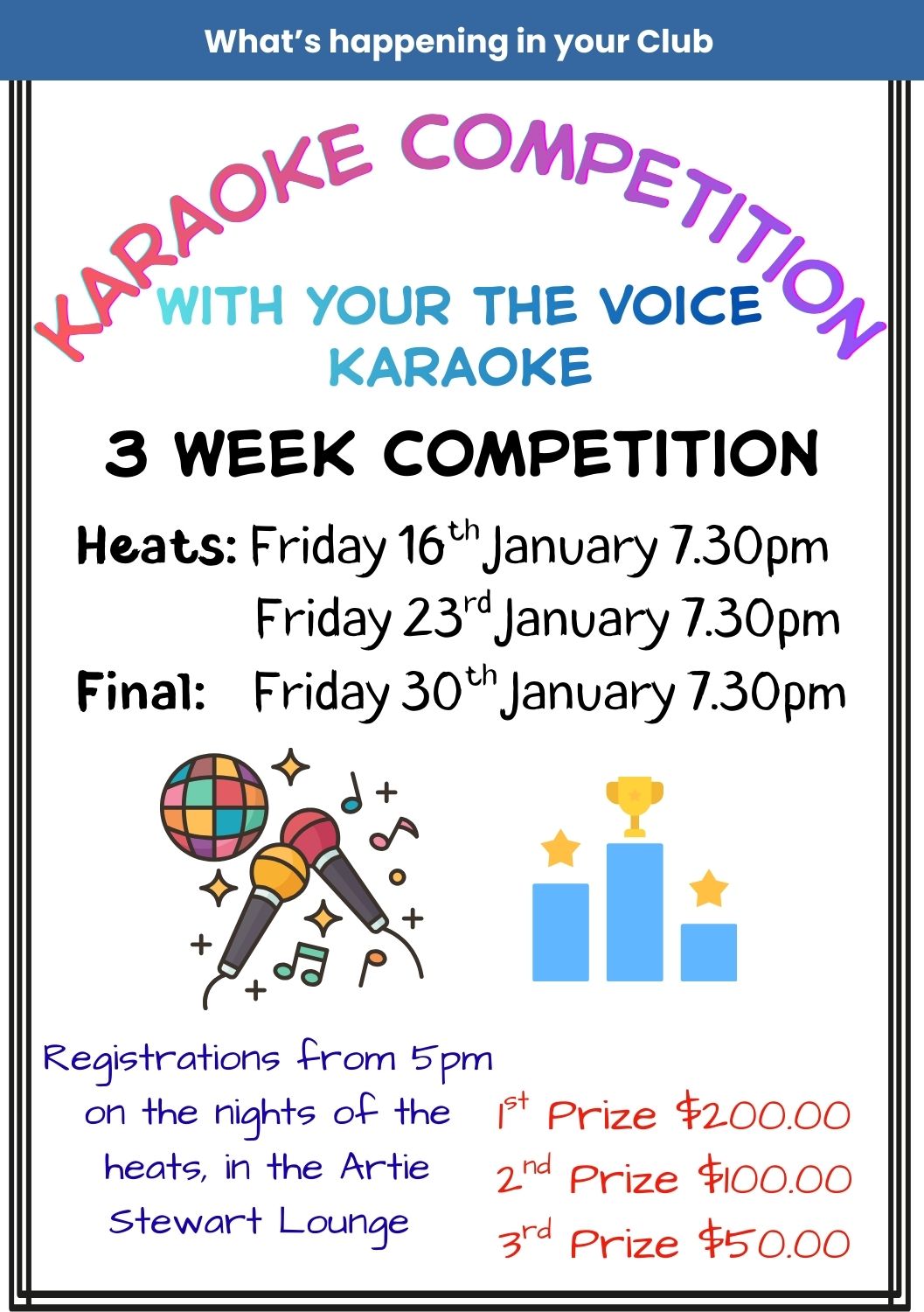 Newsletter Tuesday 13th January 2026