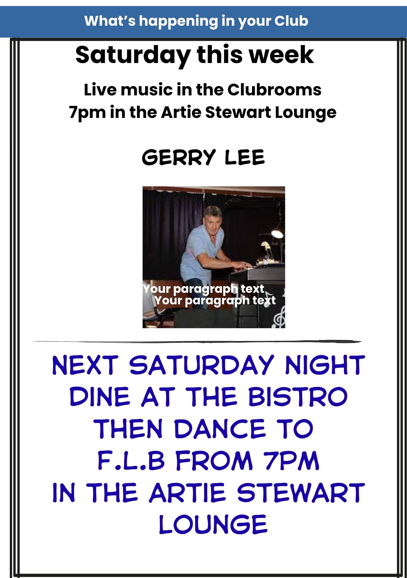 Newsletter Tuesday 13th January 2026